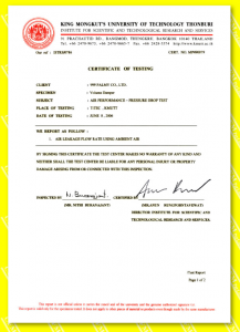Certificate – CFM